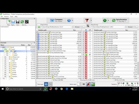 FreeFileSync: Folder Comparison