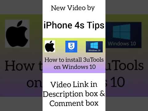 How to install 3uTools | An All-in-One Tool for iOS Devices | in Windows 10 #Short