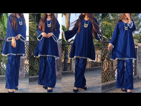 Trending velvet A line kurti /cutting and stitching winter special outfit /Instagram viral kurti