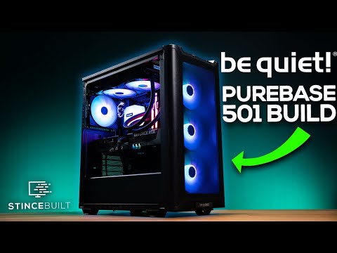 NEW be quiet! Pure Base 501 Gaming PC Build! 7800X3D + RTX 5070Ti