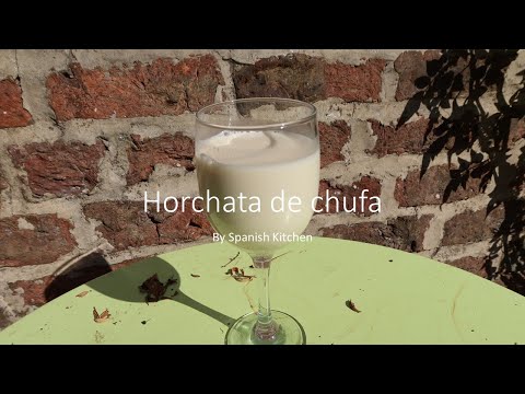 Horchata de chufa | Tiger nut milk drink
