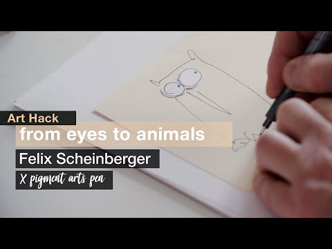 ‘Eyes to Animals’ quick Art Hack from Felix Scheinberger - Urban Sketching Artist & Illustrator