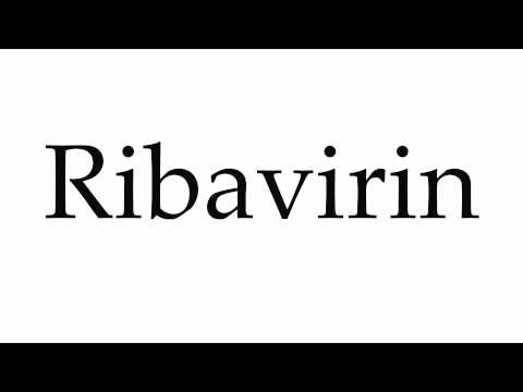 How to Pronounce Ribavirin