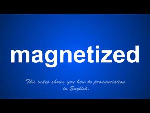 the correct pronunciation of magnifical in English.