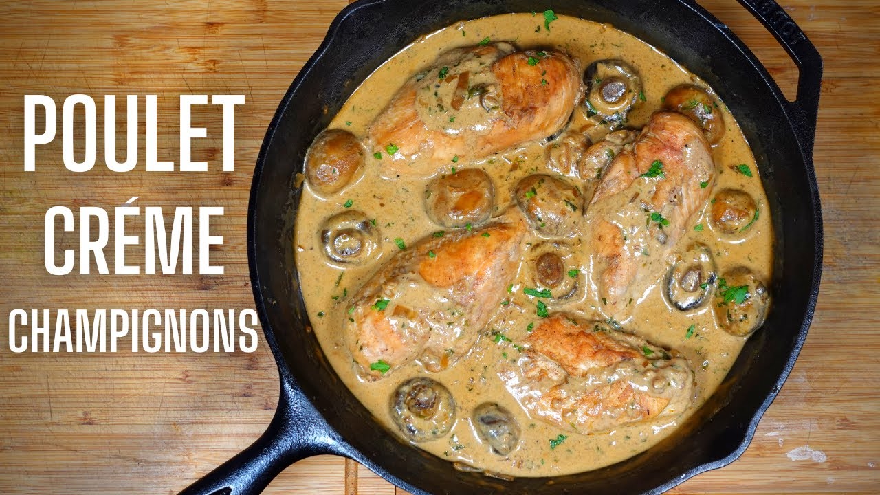 CHICKEN IN CREAMY MUSHROOM SAUCE -- FOOD IS LOVE