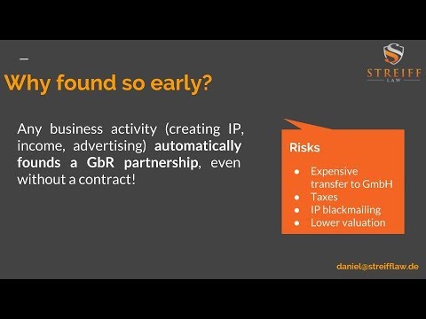 When to found your GmbH or UG?