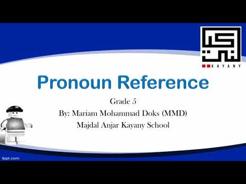 Pronoun Reference 5