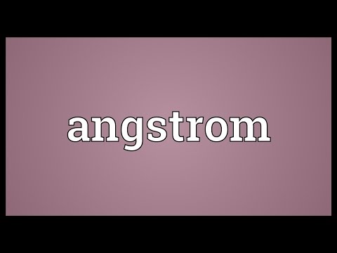 Angstrom Meaning