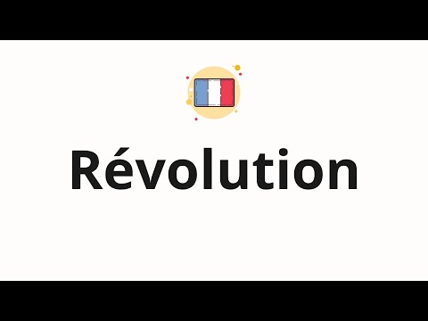 How to pronounce Révolution