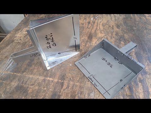 Sheet Metal is Fun! Dust Pan Fabrication