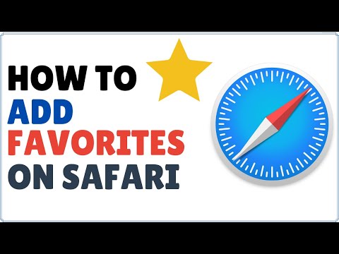 How to Add Favorites on Safari