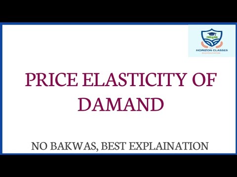 PRICE ELASTICITY OF DEMAND | IN HINDI PRICE ELASTICITY OF DEMAND