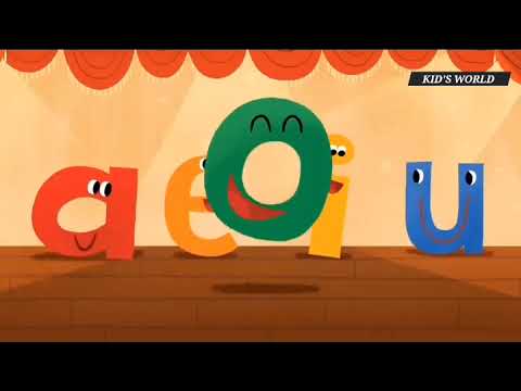 Learn Phonics Fun With Vowels .Enjoy the vowels words with KID'S WORLD..