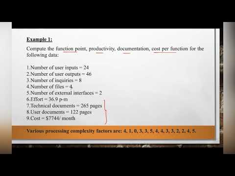 Lecture 90# Function Point Analysis | Software Engineering