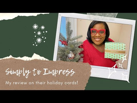 Simply to Impress Review | Christmas cards 🎄