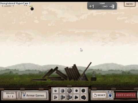 crush the castle funny catapult break