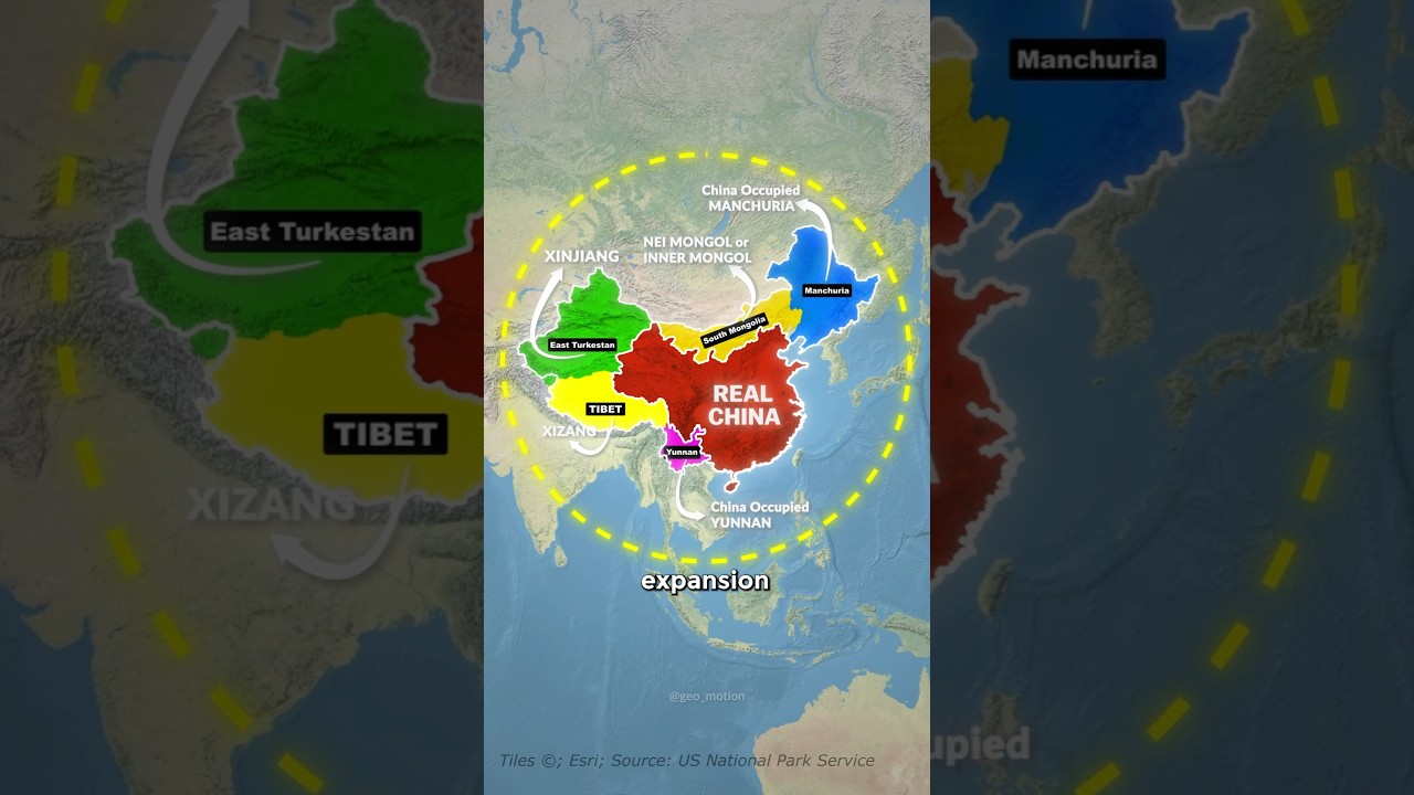 The REAL Map of China!  🇨🇳🤯