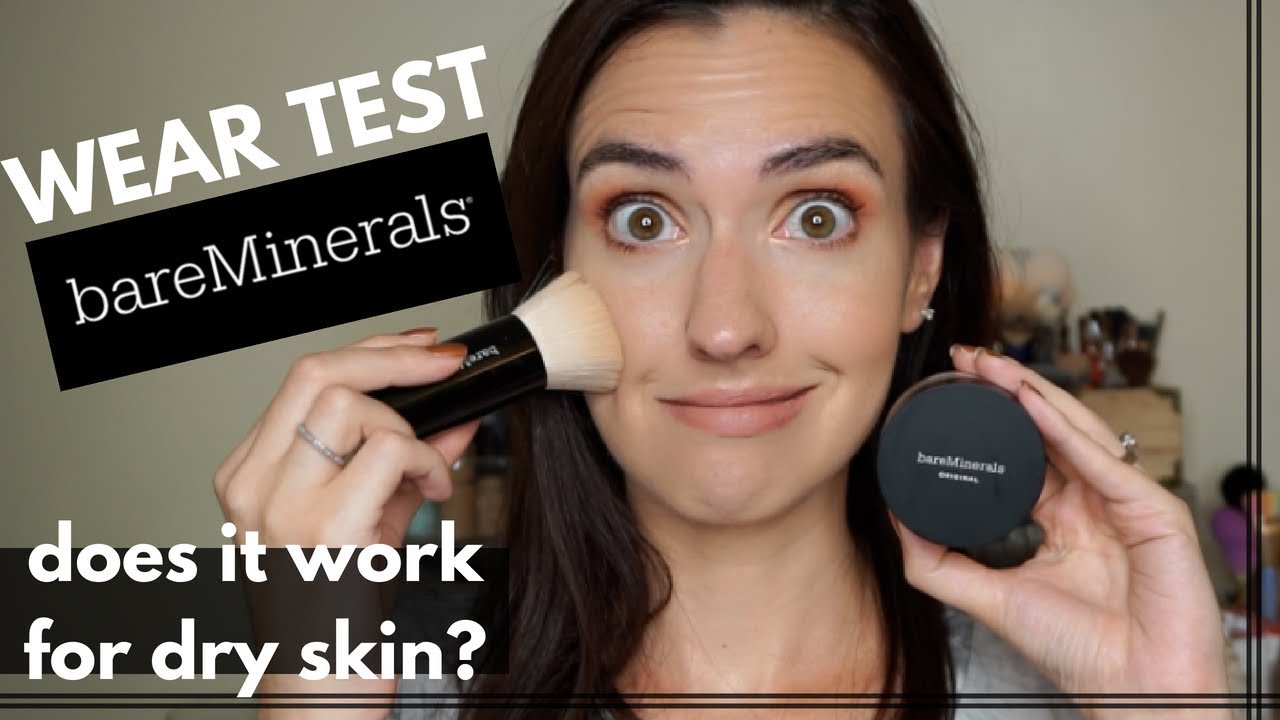 bareMinerals Original Foundation | DRY SKIN Wear Test + Application Demo
