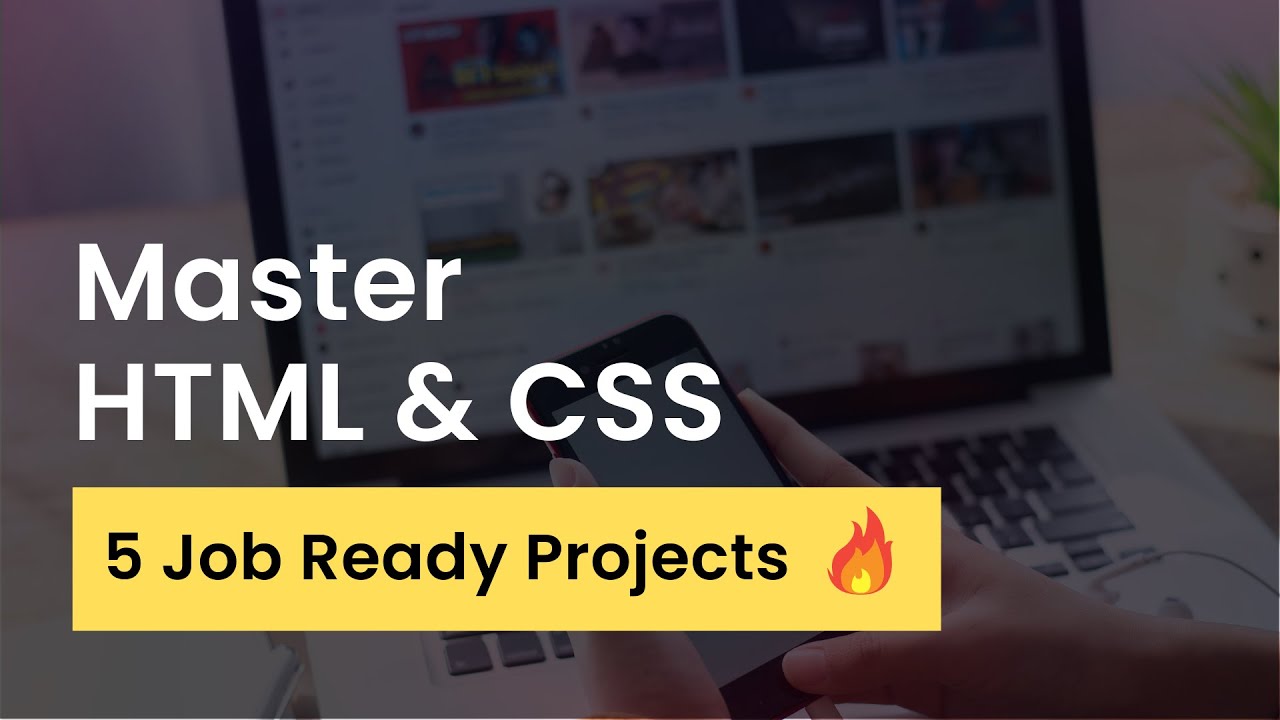 HTML And CSS Projects for Beginners 2024 | HTML & CSS Tutorial With 5 Projects Source Code
