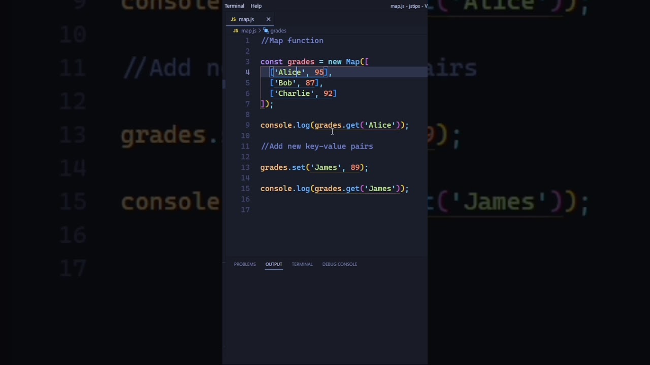 Do you know about the Map Object in JavaScript? Let's explore more #shorts
