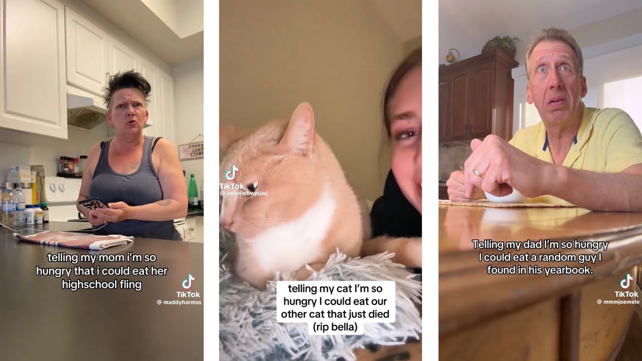 “I’m so hungry I could eat a ___” funny tiktok trend
