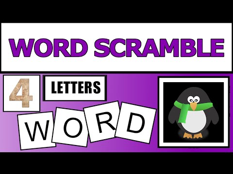 4-Letter Scramble Words- 61 |Jumble Word Game- Guess the Word Game | SW Scramble