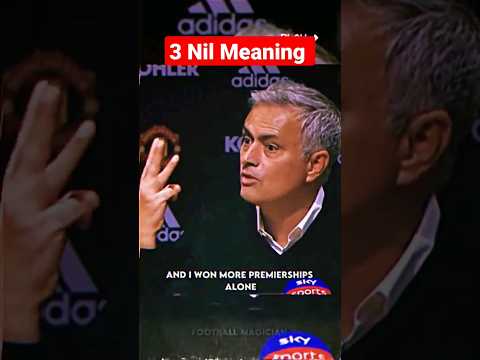 3 Nil Meaning Explained ⚽⚽⚽⚽⚽