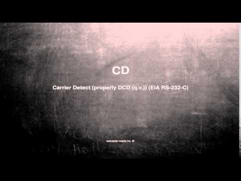 What does CD mean