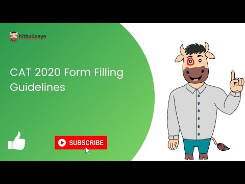 CAT 2020 Form Filling Guidelines: https://youtu.be/ldKXZdJnANw