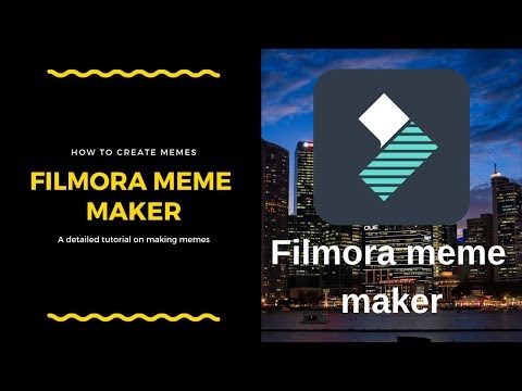 How to create memes using Filmora meme maker? | 2019