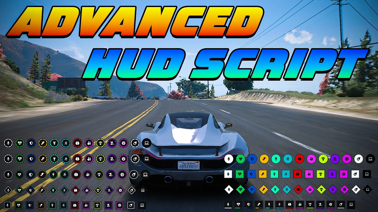 Free Advanced HUD Script | 10+ HUD in 1 Script | QBCore | FiveM Tutorial #226