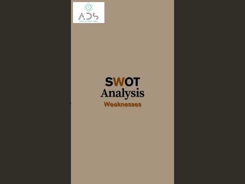 Management: SWOT Analysis (Video) Weaknesses #management #consultancy #implementation