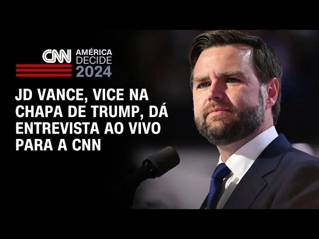 À CNN, JD Vance critica legado de Kamala Harris como vice-presidente ...