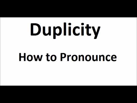 How to pronounce Duplicity||How to say Duplicity||Duplicity Pronunciation||ABDictionary