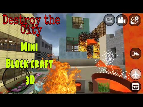 Destroy the City in Mini Block craft 3D | Best android Block games
