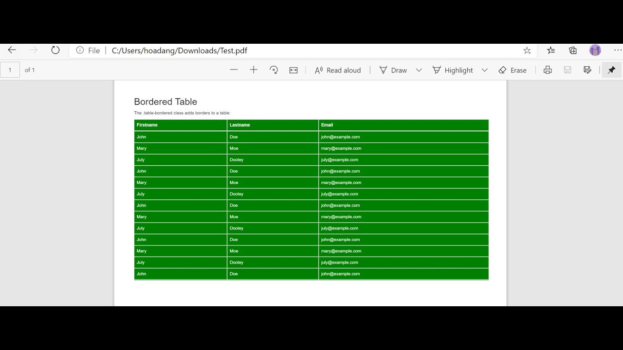 Export HTML Content To PDF With Javascript And Keep Bootstrap CSS Styles Full Source Code