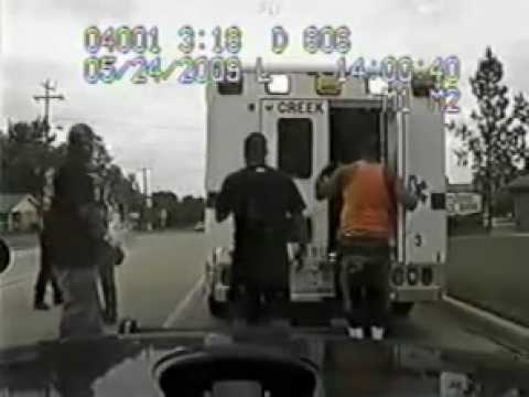 Oklahoma State Trooper Dashcam of EMT Assault