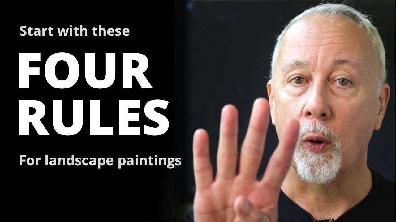 4 Basic Rules for Easier Landscape Paintings