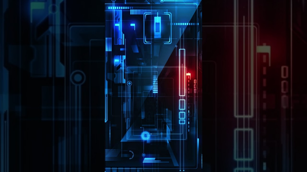 Technology HUD Blue interface