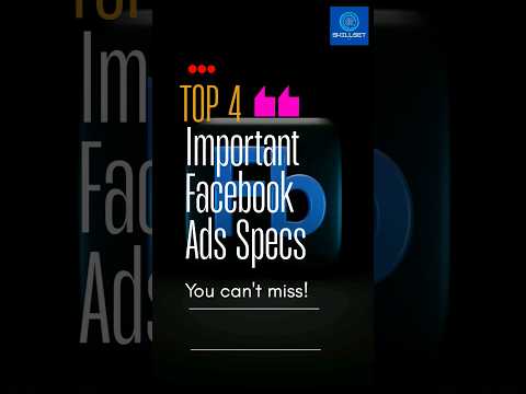 Top Important Facebook Ad Specifications, Meta Ad Specs