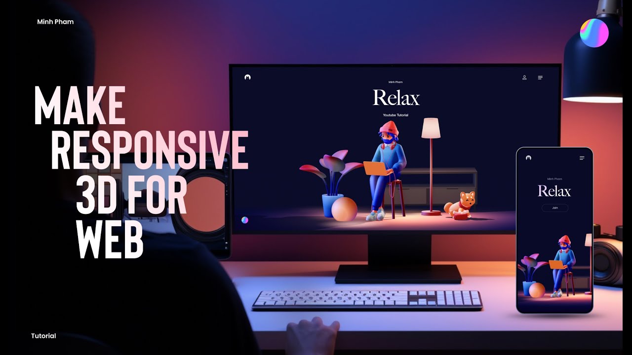 How to make a responsive 3D illustration for Web - Spline tutorial