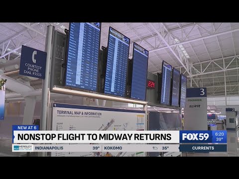 Southwest to resume nonstop flights from Indy to Chicago's Midway after hiatus