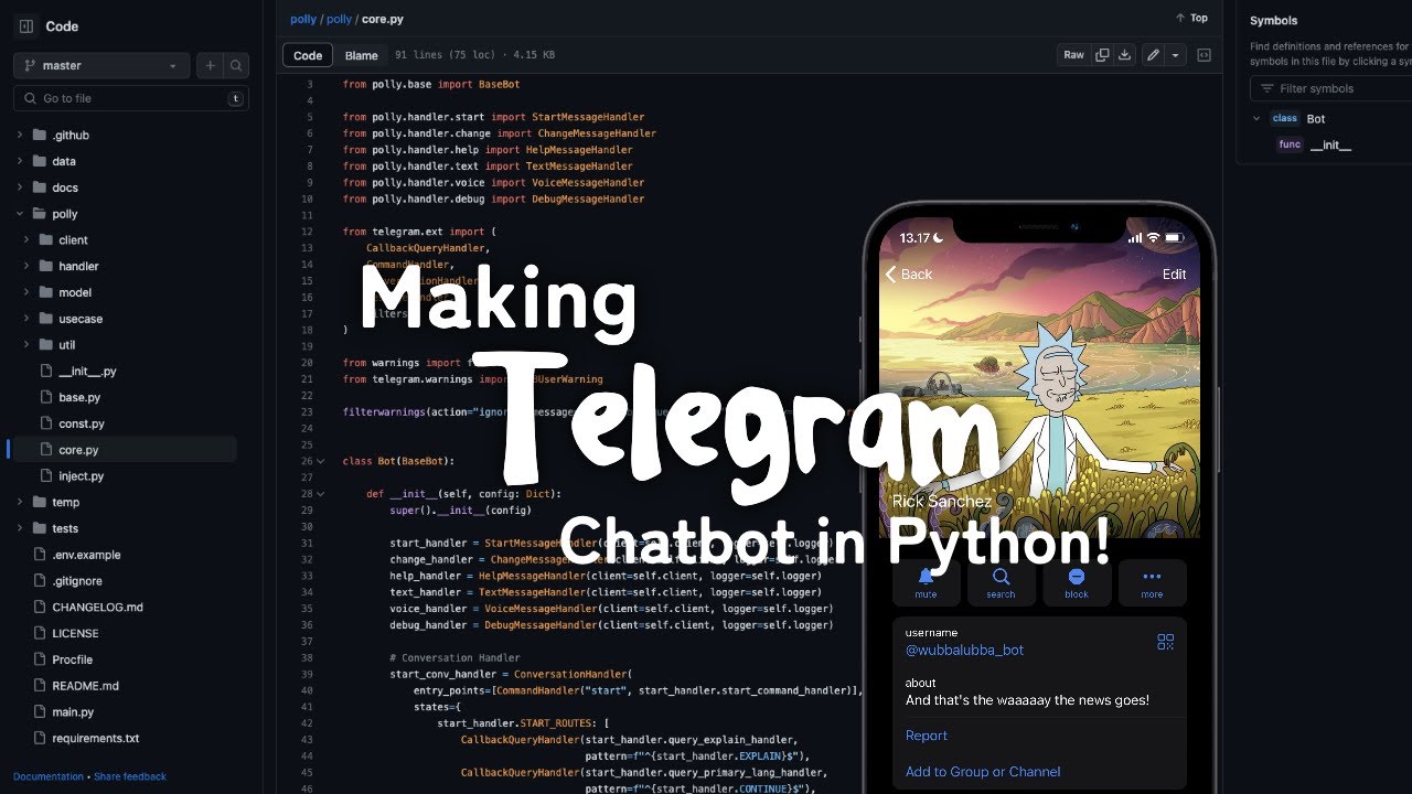 Building a Telegram Chatbot using Python (AI Supercharged)
