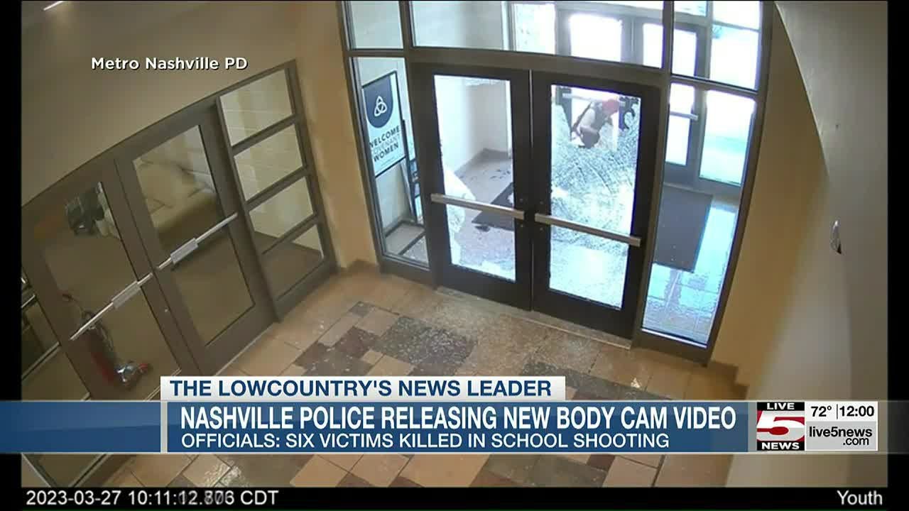 VIDEO: New bodycam footage released from Nashville school shooting