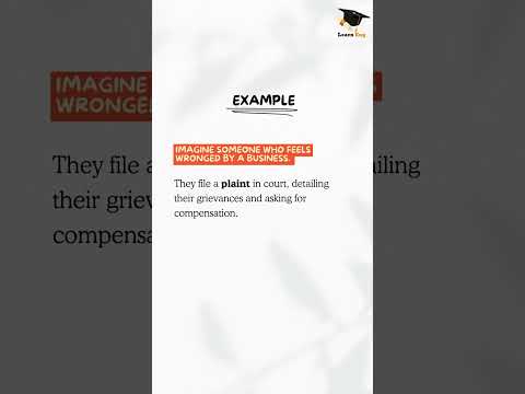 Plaint | Legal Words Explained | Essential Terms for B.A. LLB & BCom LLB #lawexams #exam