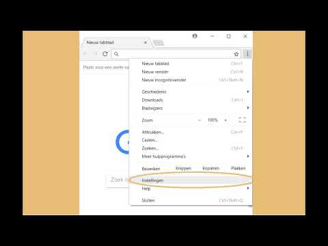 Google Chrome startpagina instellen in 25 seconde!
