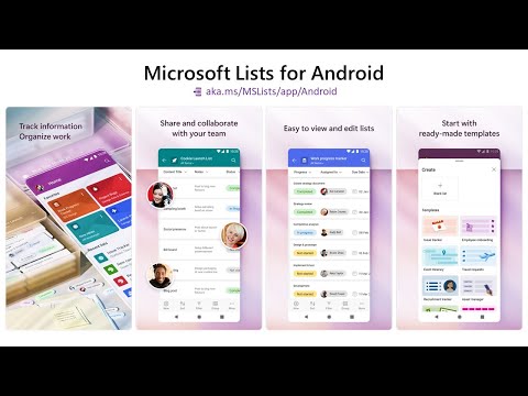 Microsoft Lists for Android - demo tour
