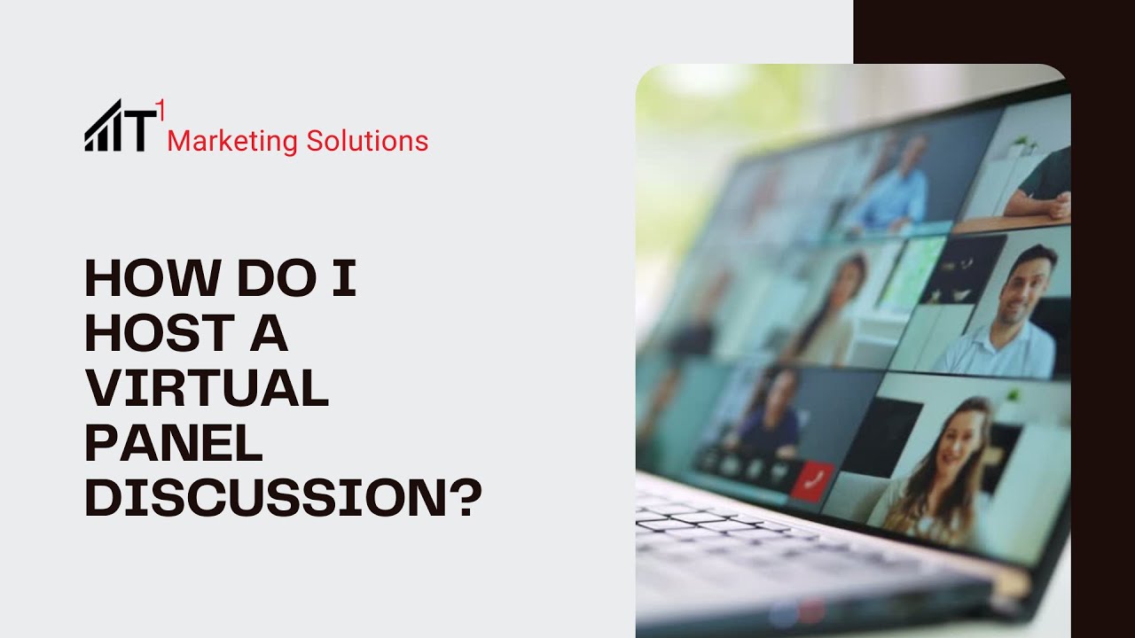 How do I host a virtual panel discussion?