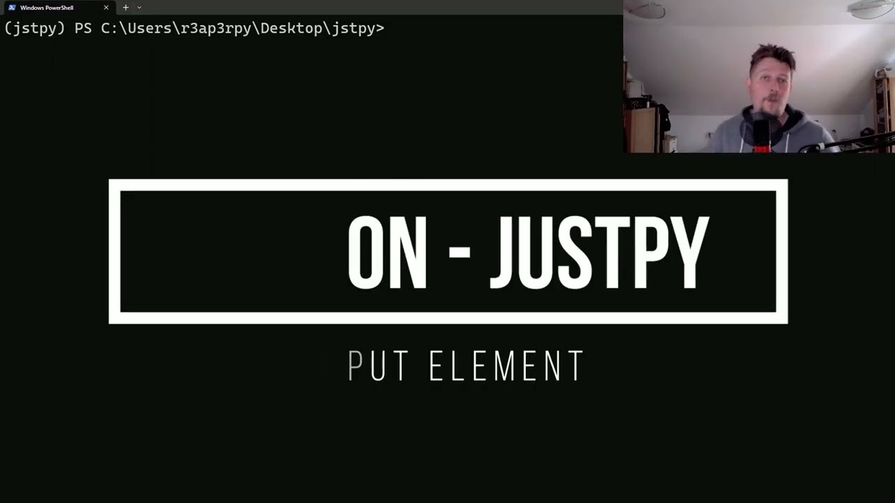 Python - JustPy - Input element