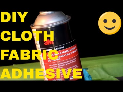Tips For Reattaching Automotive Fabric On Door Panels/Headliners 3M Headliner & Fabric